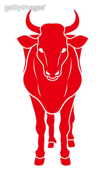 OX front view - Year of the ox, Chinese zodiac sign clip art 이미지 ...