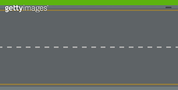 Two-lane track top view vector icon flat isolated 이미지 (1223984712) - 게티 ...