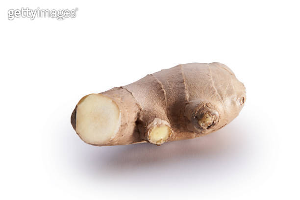 ginger root with clipping path (1268459858) - 게티이미지뱅크