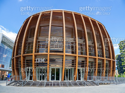 Milano, Italy. The IBM studios, the house of technological innovation ...