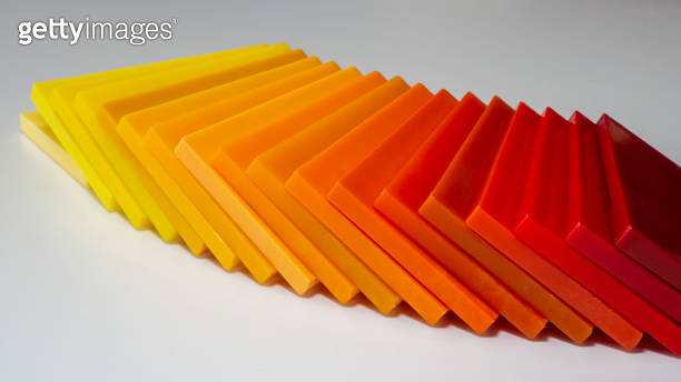 Plastic color swatches book. Sample colors catalogue for plastic ...