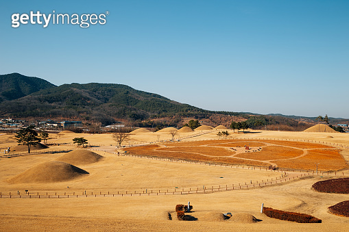 Jomunguk Historical Site, Royal Tomb of King Gyeongdeok, ancient ruins ...