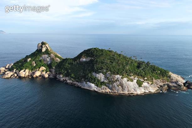 Aerial view of Tijuca's Islands, Rio de Janeiro, Brazil. Great ...