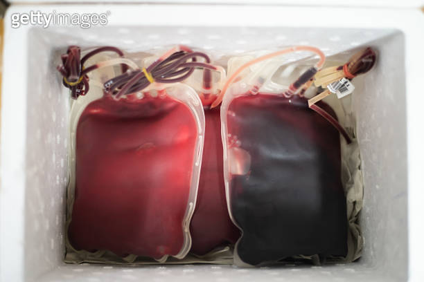 The blood cold chain is a system for storing and transporting blood and ...