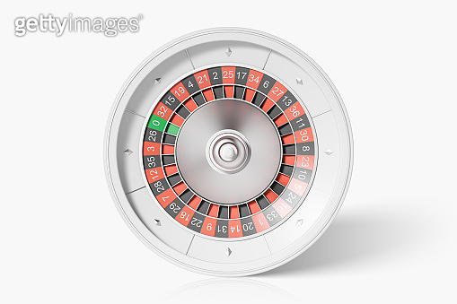 Top view of roulette wheel over white background (1288474405) 일러스트, 무료 ...