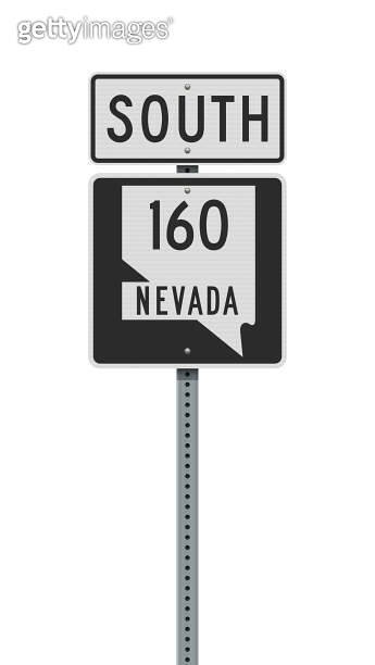 Nevada State Highway road sign 이미지 (1216774896) - 게티이미지뱅크