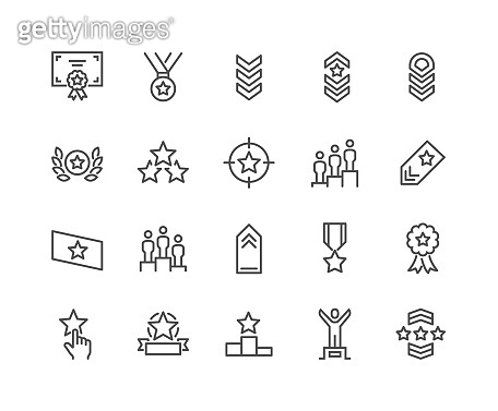 Line Ranking Icons 이미지 (1205555884) - 게티이미지뱅크