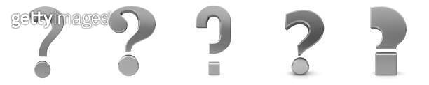 Question marks interrogation point signs query symbols asking questions ...