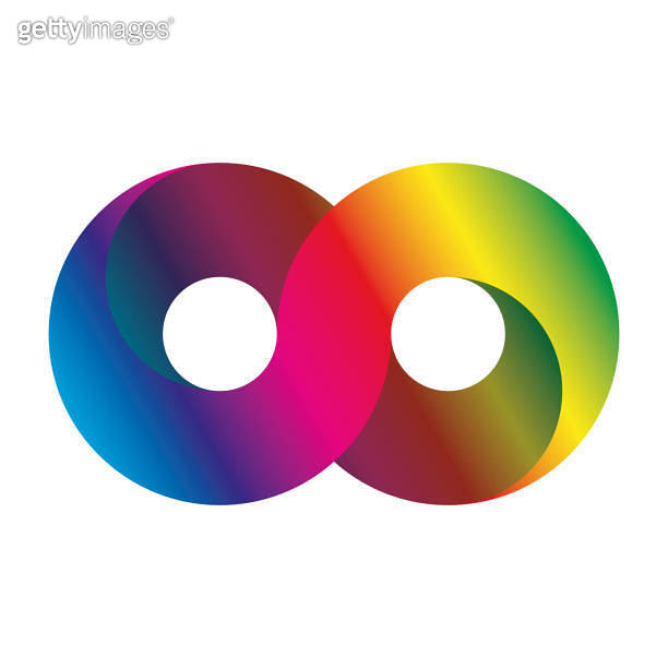 Infinity symbol icon, aka lemniscate, looks like sideways number eight ...