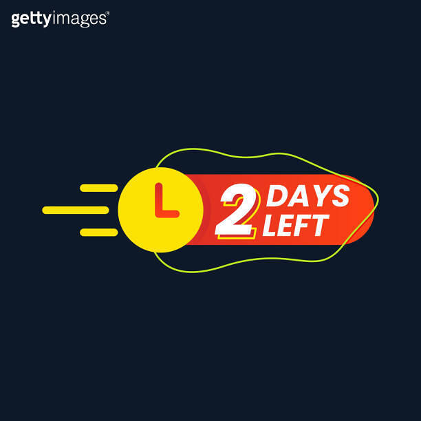 Icon Number of days left promotion business. 2 days left 이미지 ...