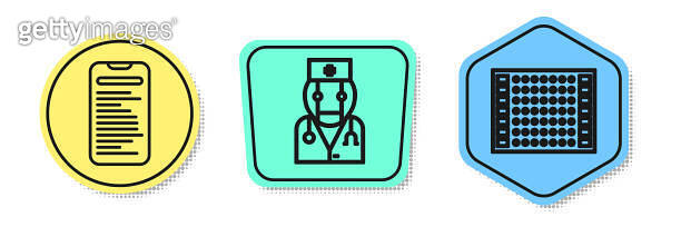 Set line Computer api interface, Robot doctor and Printed circuit board ...