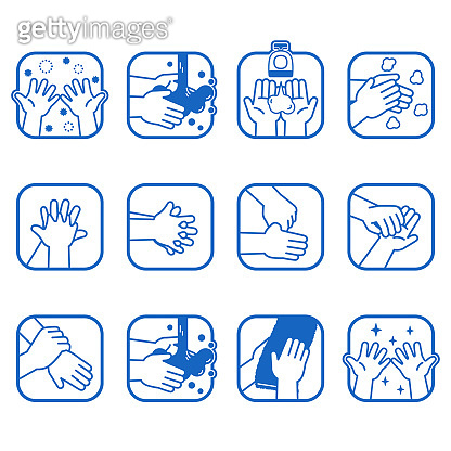 Hand washing Set Infection control (1217347195) - 게티이미지뱅크