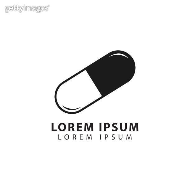 capsule logo vector. clinic logo, medical logo, hospital logo icon ...