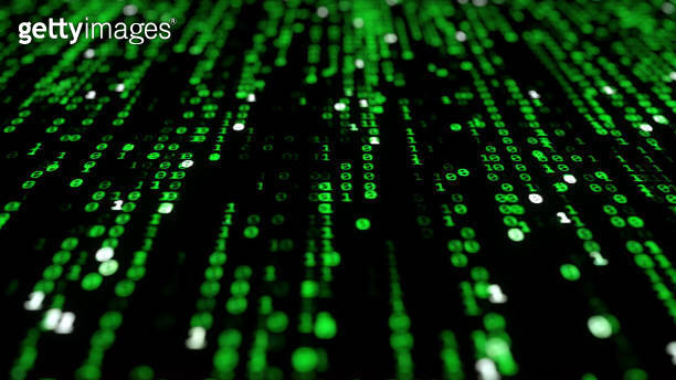 Matrix style code background 이미지 (1202357542) - 게티이미지뱅크