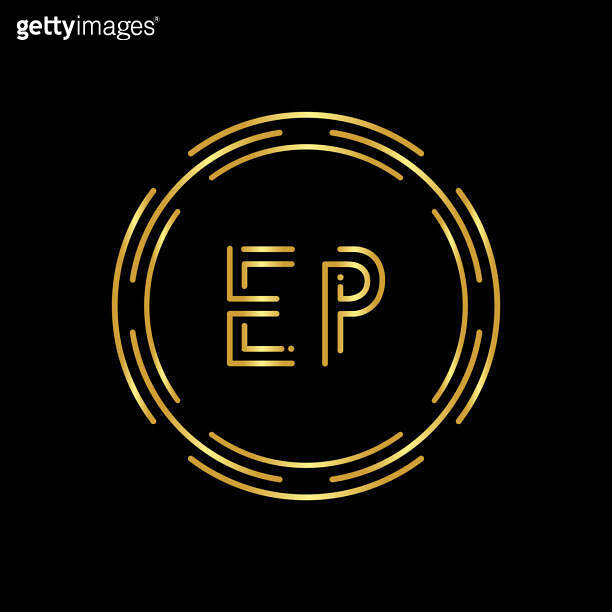 Initial EP Letter Logo With Creative Modern Business Typography Vector ...