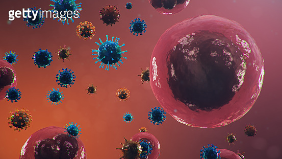 Coronavirus outbreak. Pathogen affecting the respiratory tract. COVID ...
