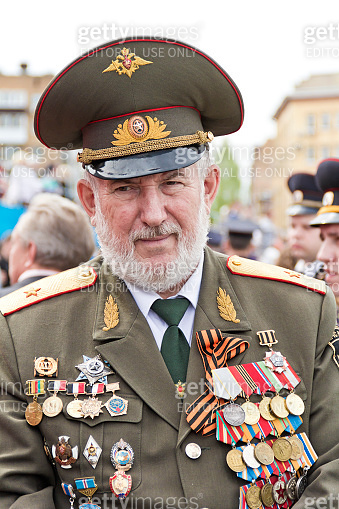 Russian general on celebration at the parade on annual Victory Day 이미지 ...