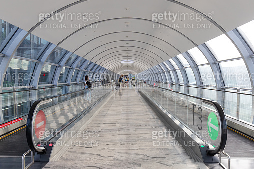 Jewel-Changi Airport link bridge 이미지 (1211976226) - 게티이미지뱅크