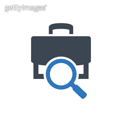 Job Seeking Icon. search, professional (vector illustration) 이미지 ...