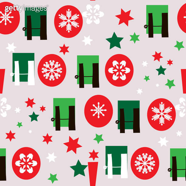Ho-Ho-Ho seamless pattern 이미지 (1284479703) - 게티이미지뱅크