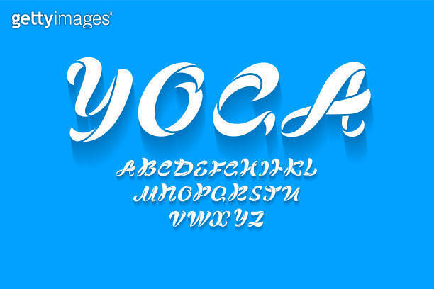 White curvy font, handwritten script alphabet, calligraphy cursive ...
