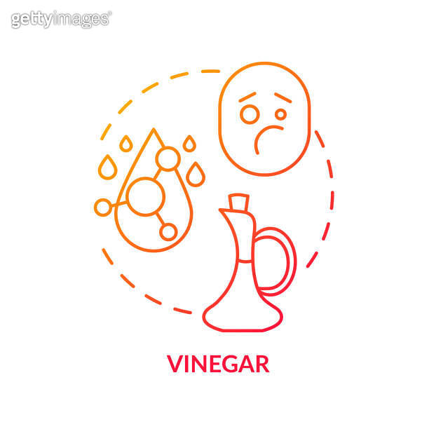 Vinegar concept icon. Spoiled wine sign, winetasting idea thin line ...