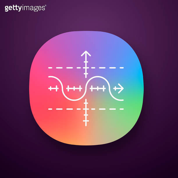 Function graph app icon. Duplicate function. Sinusoid. Sine curve ... Function graph app icon. Duplicate function. Sinusoid. Sine curve ...