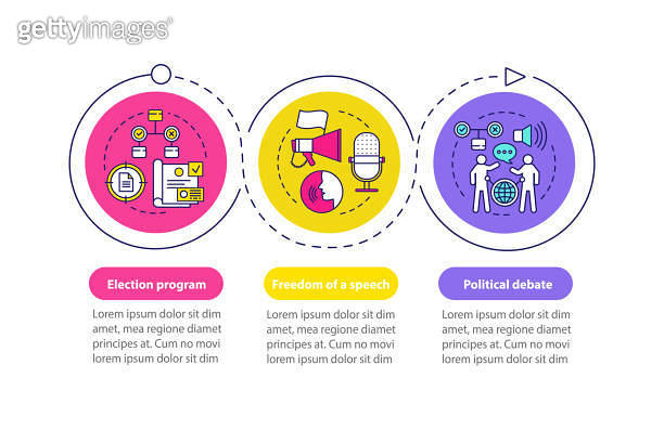 Election day vector infographic template. Business presentation design ...