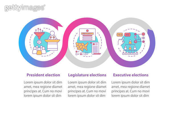 Election day vector infographic template. Business presentation design ...