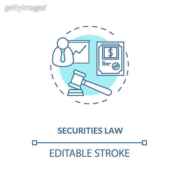 Securities law concept icon 이미지 (1268643892) - 게티이미지뱅크