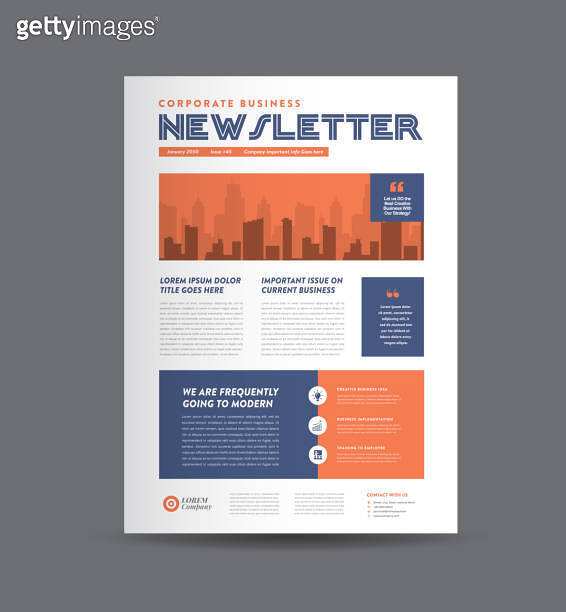 Corporate Business Newsletter Design | Company Flyer & Journal Design ...