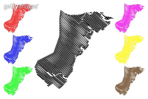 Iskandar Puteri City (Malaysia, Johor State) map vector illustration ...