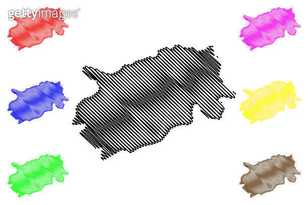 Trashigang District (Districts of Bhutan, Kingdom of Bhutan) map vector ...