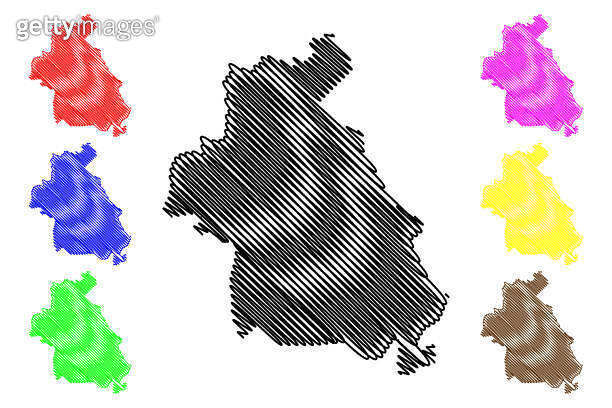 Idlib Governorate map 이미지 (1219000255) - 게티이미지뱅크