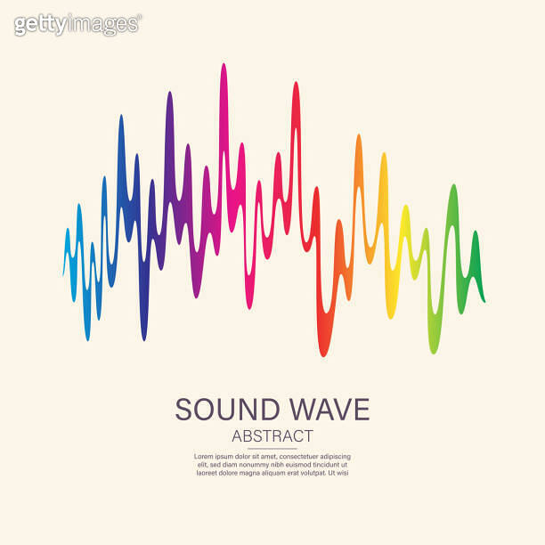 Sound wave equalizer suitable for poster, background or etc. Music ...