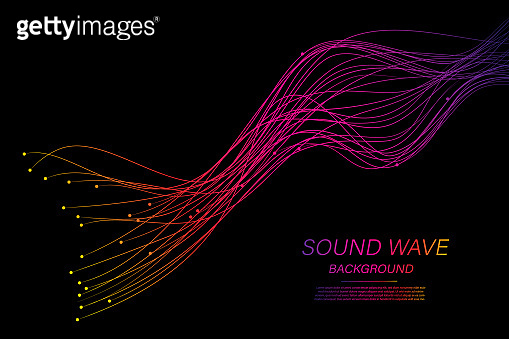 Sound wave equalizer suitable for poster, background or etc. Music ...