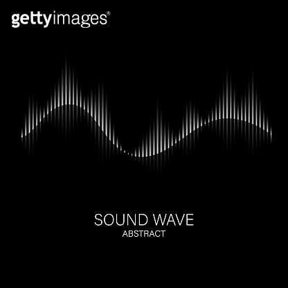 Sound wave equalizer suitable for poster, background or etc. Music ...