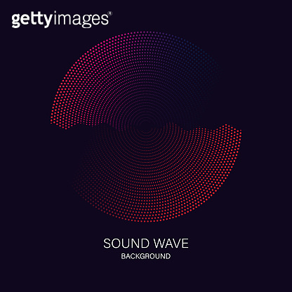 Sound wave equalizer suitable for poster, background or etc. Music ...