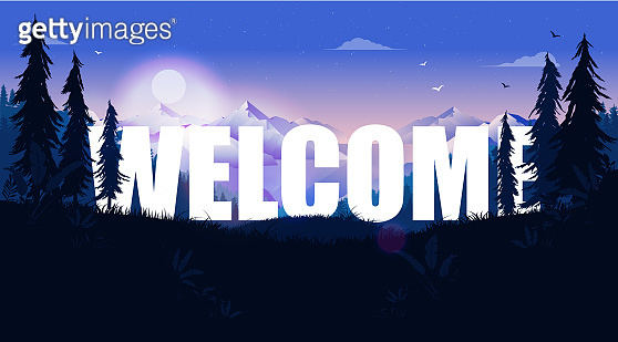 Welcome screen - image of forest and wilderness 이미지 (1220740920) - 게티이미지뱅크