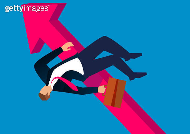Business high jump jumping red arrow, career challenge 이미지 (1217558067 ...
