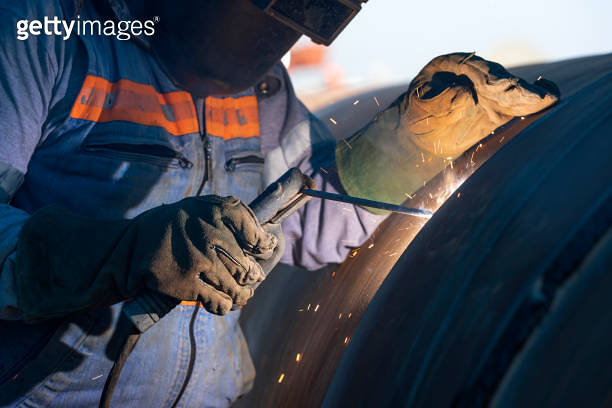 Shielded metal arc welding, manual metal arc weld, flux shielded arc ...