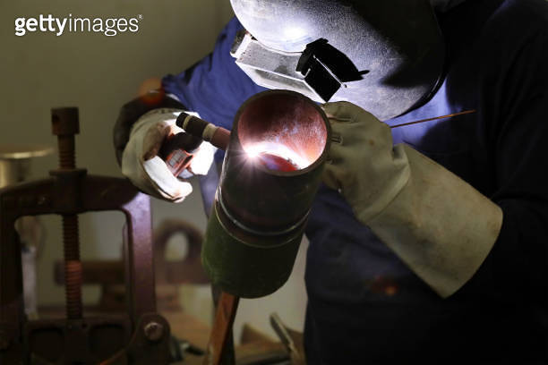 Welder test and welding procedure qualification for pipe. Each ...