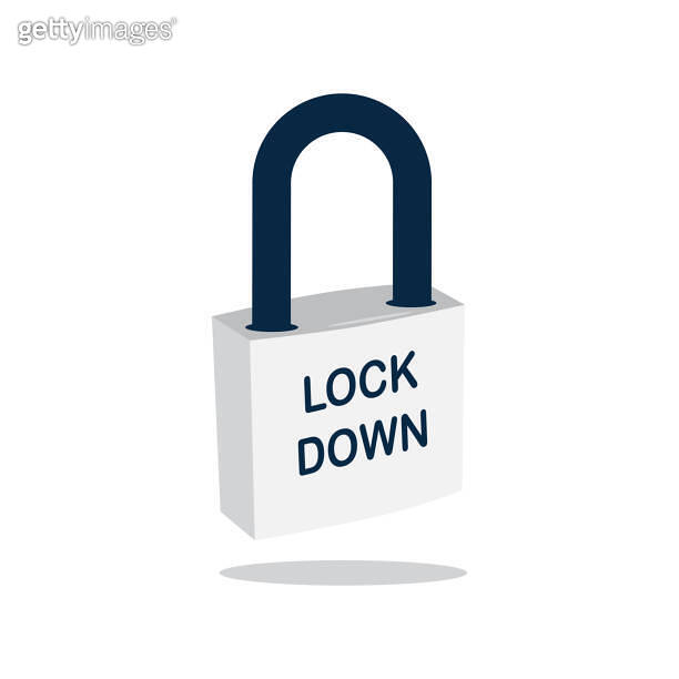 Lock down and stay at home. lock down and Physical Distancing to avoid ...