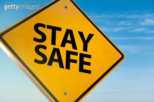 Stay Safe / Warning sign concept (Click for more) 이미지 (1247372979) - 게티 ...