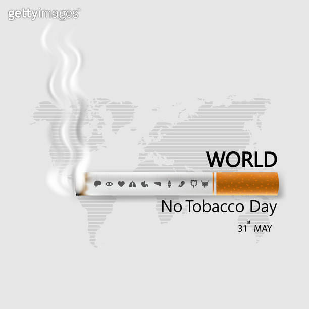 World No Tobacco Day infographic background design.World No Smoking Day ...