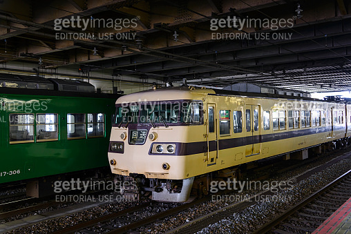 Japan Local train on Platform by JR West Railway Japan Transportation ...