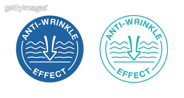 Anti-wrinkle sign - smoothing waves, drop of gel 이미지 (1270402043) - 게티이미지뱅크