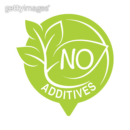 No additives sign for natural food products (1288672649) 일러스트, 무료 일러스트 ...