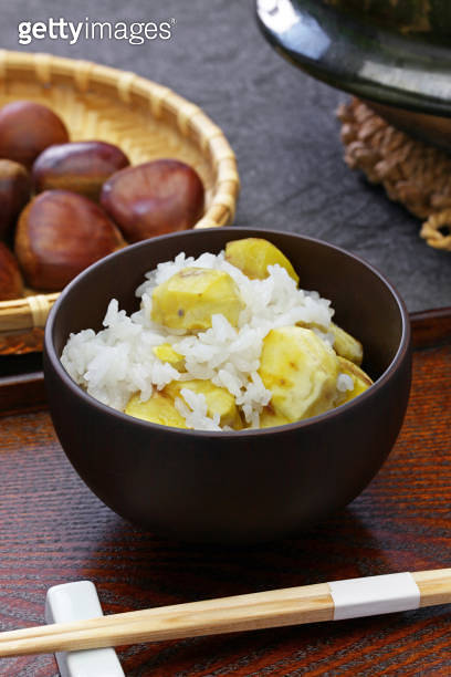 chestnut rice (kuri gohan) is a traditional Japanese fall rice recipe ...
