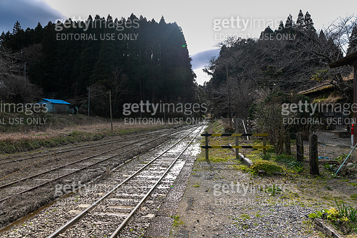 Kominato Railway, Tsukizaki Station, Ichihara City, Chiba Prefecture ...